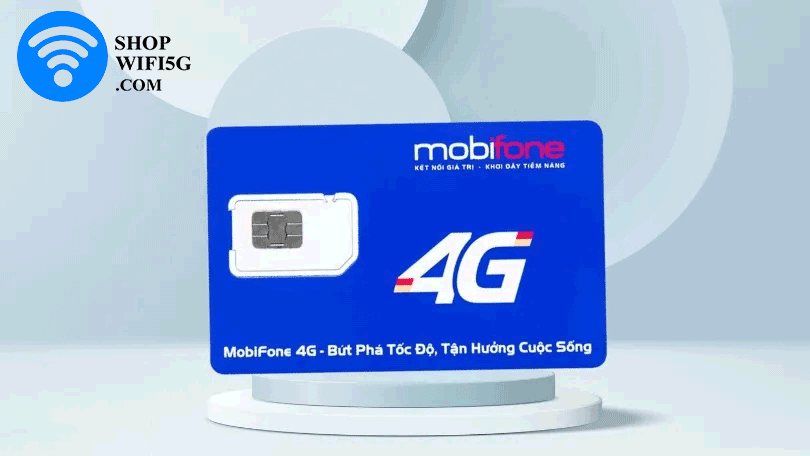 Sim 4G Mobifone siêu Data 5GB/Ngày - Miễn phí 12 tháng - shopwifi5g